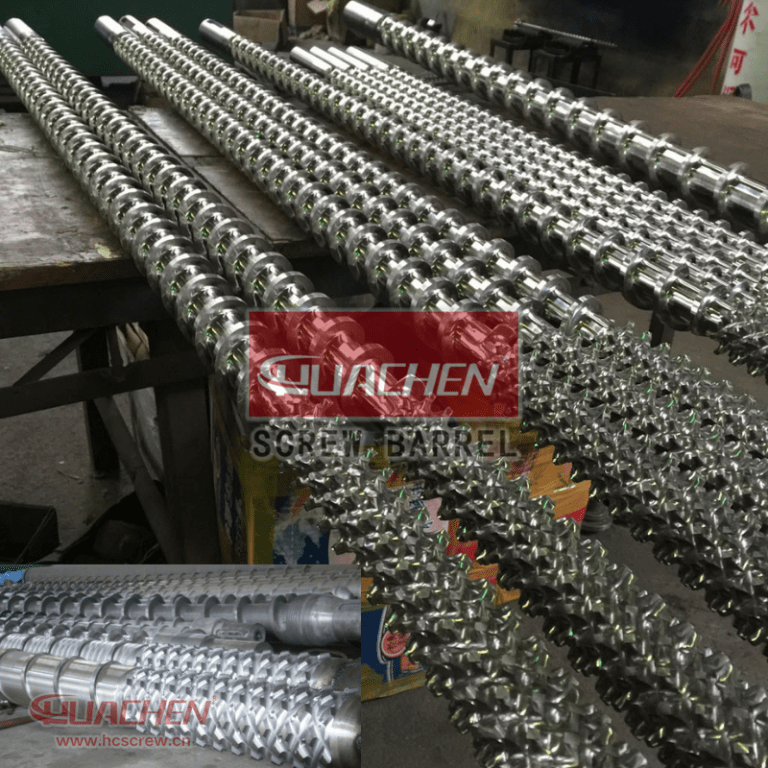 PA6 PA66 Nylon Staple and Filament Fibre Extrusion Screw Barrel ...